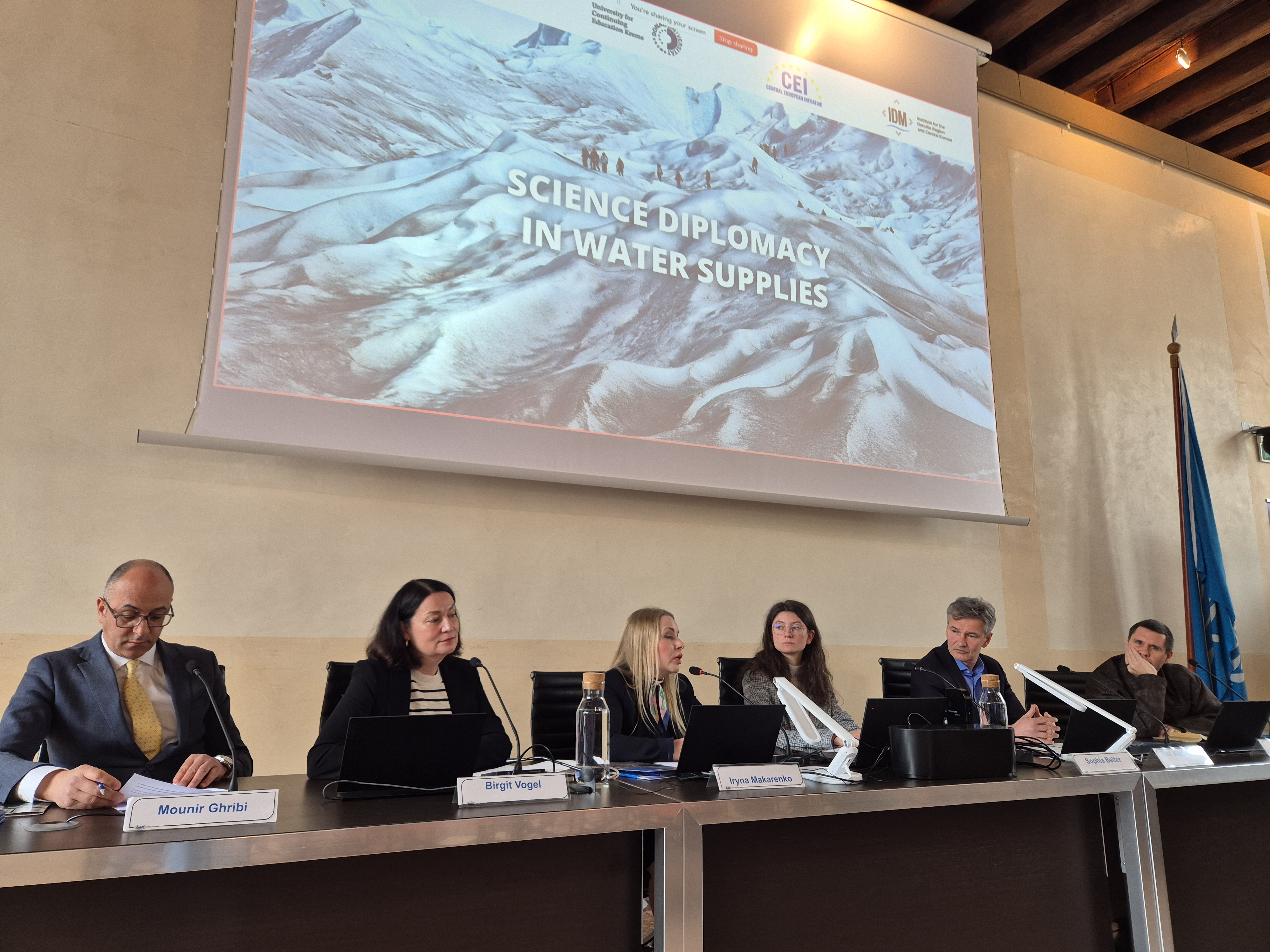Workshop on role of science diplomacy in water supplies successfully held in Venice | CEI